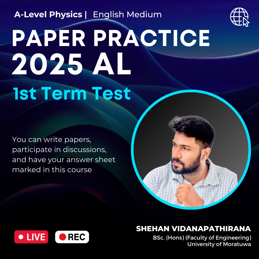 2025 AL First Term Test paper practice | Ace Academy