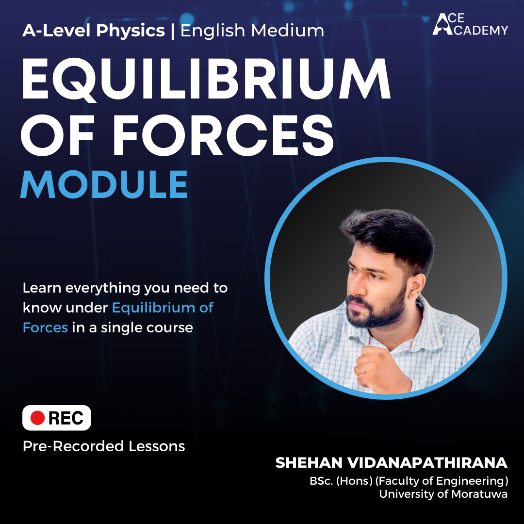 Equilibrium of Forces | Module | Ace Academy