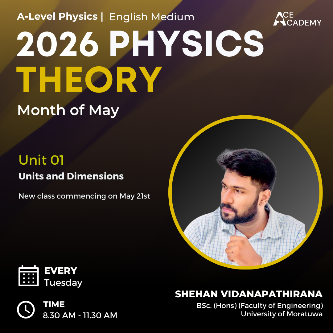 2026 Physics | May [Units /Prefixes] | Ace Academy