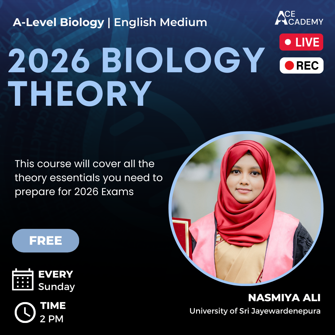 2026 A/Level Biology Theory [June] - Ms.Nasmiya Ali | Ace Academy