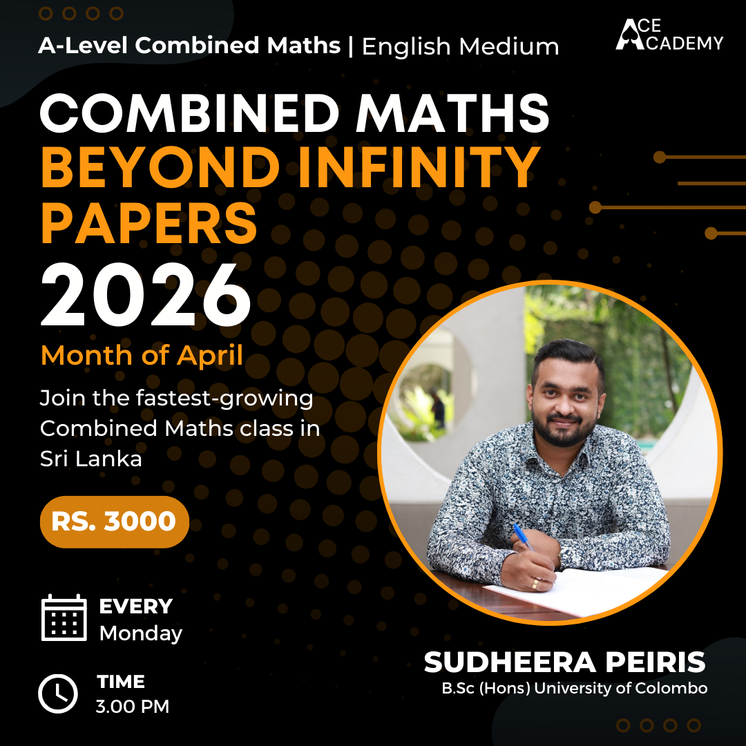 2026 A/L | Paper Class - PHASE 01 | (April) | Beyond Infinity Papers By ...