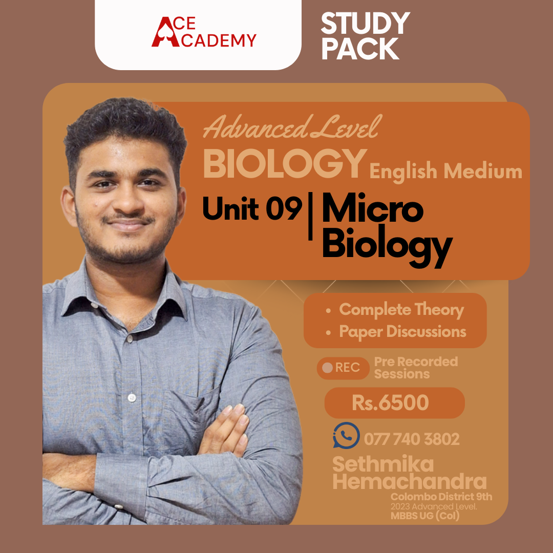 Unit 09 | MICRO BIOLOGY | STUDY PACK | Ace Academy